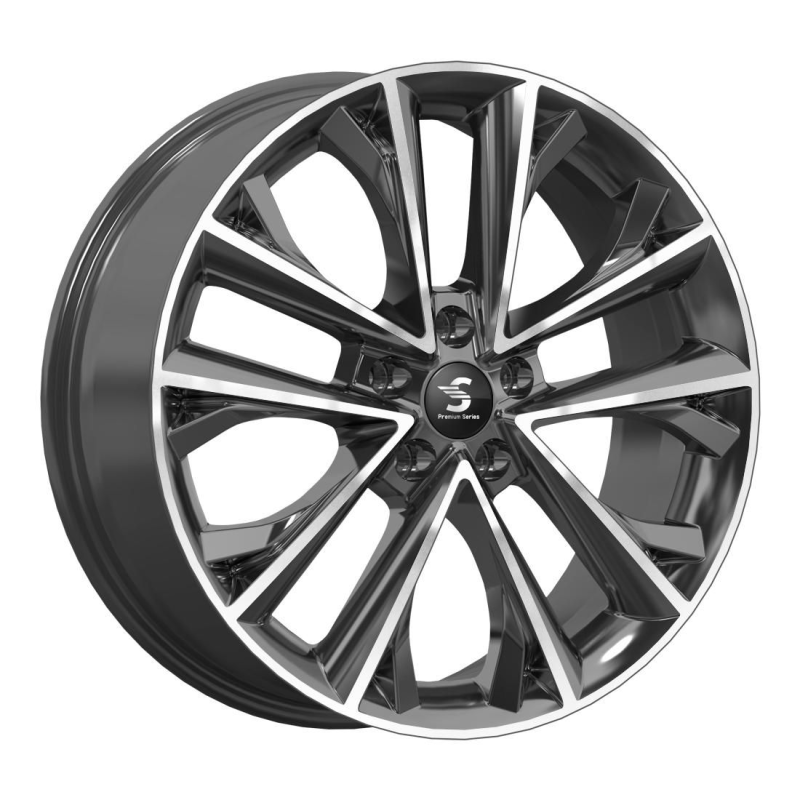 Диск колесный Premium series КР012 (18_Haval F7-F7x) 7,0x18 5x114,3 Dia64.1 ET40 цвет Diamond_gloss _graphite