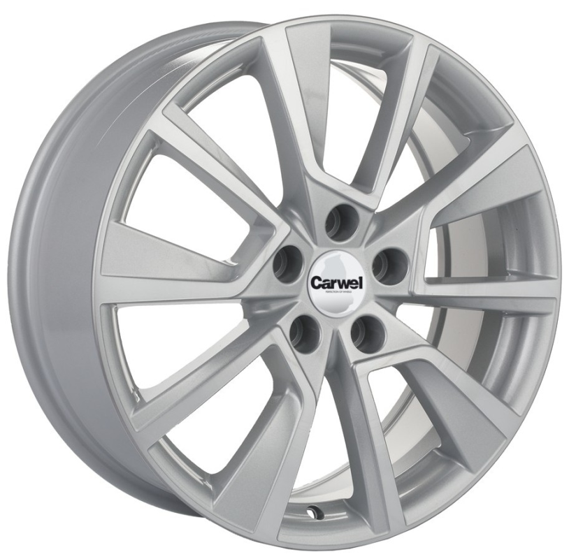 Диск колесный Khomen Wheels KHW1802 (Grand Vitara) 7,0x18 5x114,3 Dia60.1 ET45 цвет F-Silver-FP
