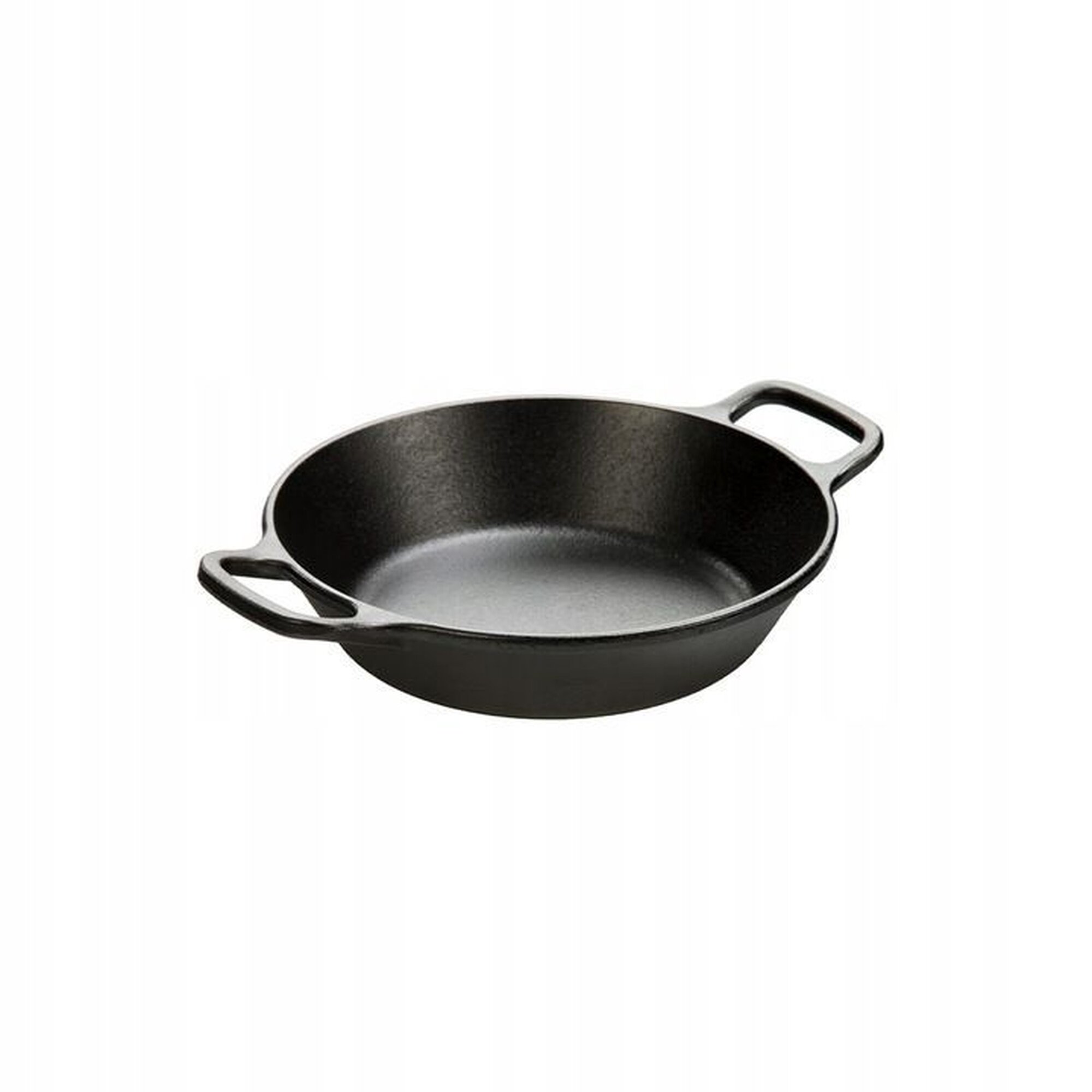 Сковорода - Lodge - чугунная, с двойной ручкой, 20 см, черный, L5RPL3