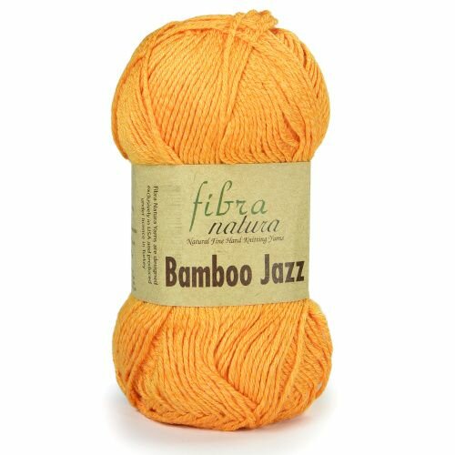 Пряжа Fibra Natura Bamboo Jazz 235 (5 мотков по 50г/120м) желтый