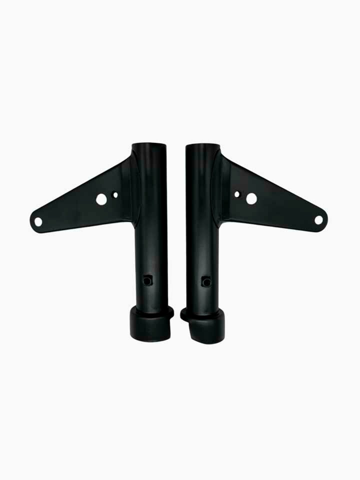 Кожух вилки (кронштейн фары) на мопед Альфа с креплением под катафот