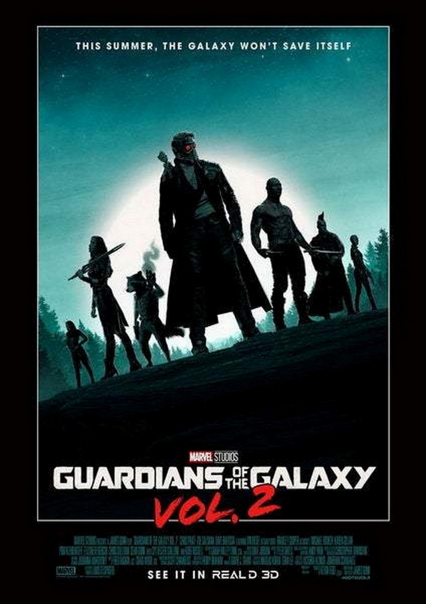 Плакат, постер Стражи Галактики. Часть 2 (Guardians of the Galaxy, 2017) на бумаге, размер 21х30см