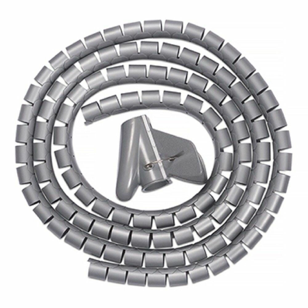 Cabeus Стяжки, крепежные материалы, маркеры PCB - 20 Пластиковый спиральный рукав для кабеля д.20 мм 2 м и инструмент ST - 20