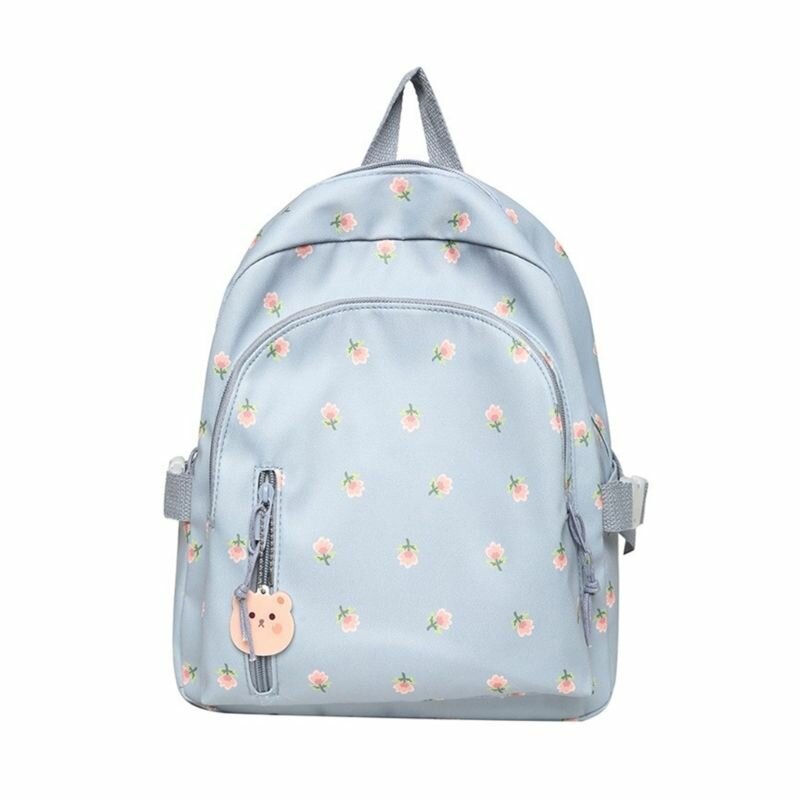Нишевая японско-корейская версия маленького рюкзака для учеников начальной школы с принтом ins-синий