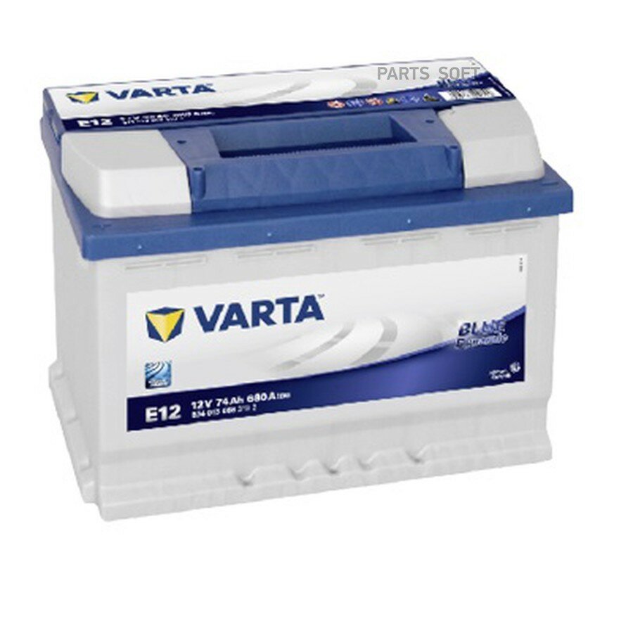 DYNAMIC аккумулятор 12V 74Ah 680A ETN1 (L+) 278x175x190 17,02kg от официального дистрибьютора, VARTA, артикул 574013068