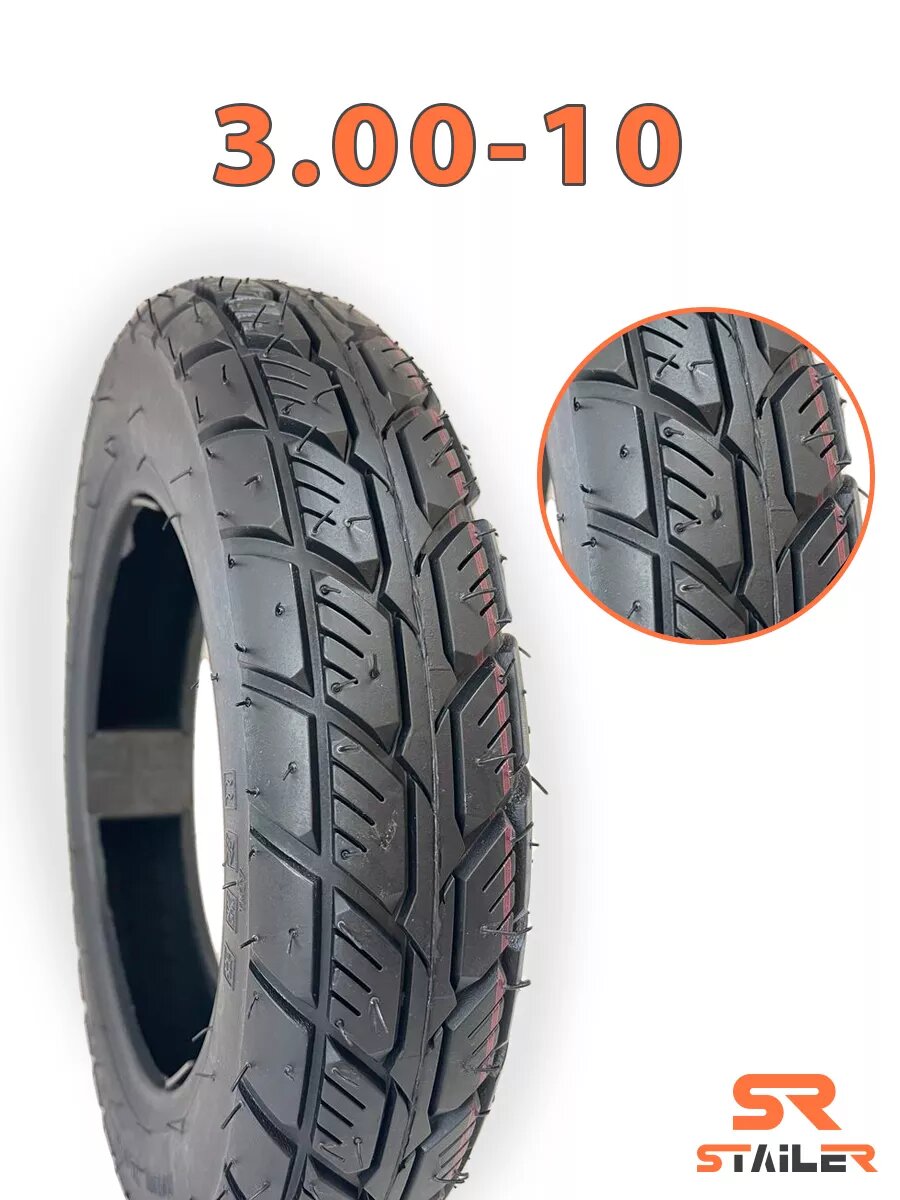 Мотошина для мотоцикла 3.00-10 TL GMT17