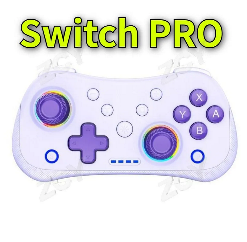 Мини Беспроводной Геймпад Для Nintendo Switch/PC/Android: Многофункциональный С RGB Подсветкой И Холловским Джойстиком