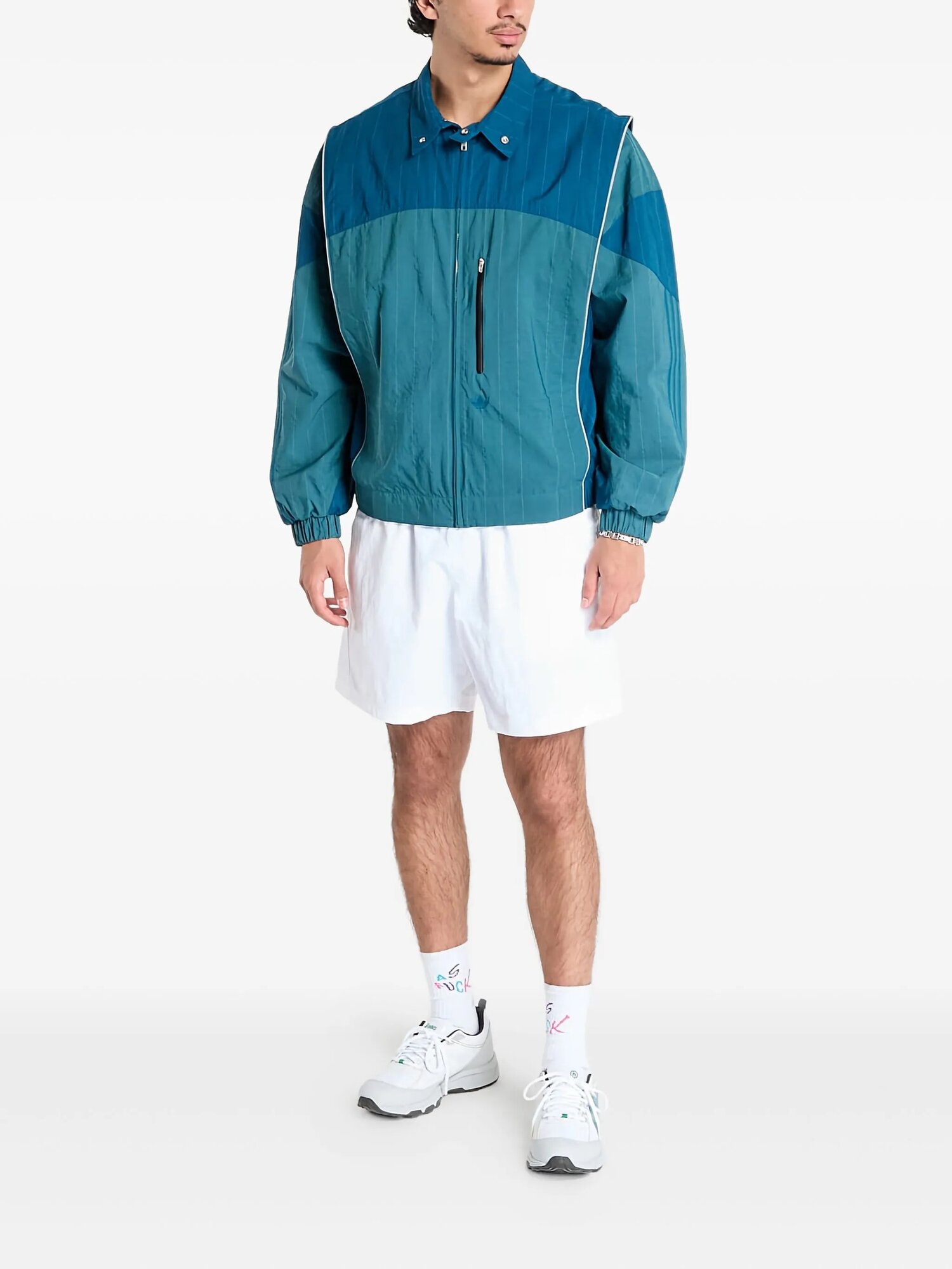 Куртка adidas, размер XL, синий — фото 1