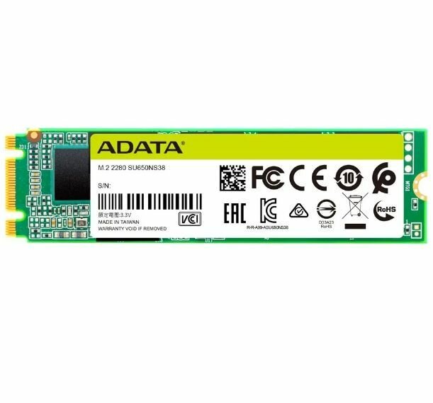 256 ГБ SSD M.2 накопитель A-Data Ultimate SU650 (ASU650NS38-256GT-C)