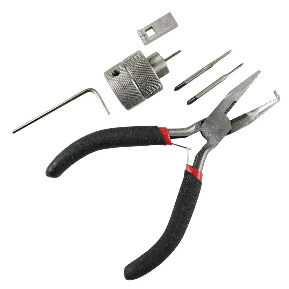 Для Honda Автомобильный замок зажигания, экстрактор, ремонтный набор инструментов, съемник колышков, коробка для снятия дюбеля замка зажигания, набор инструментов для ремонта, A