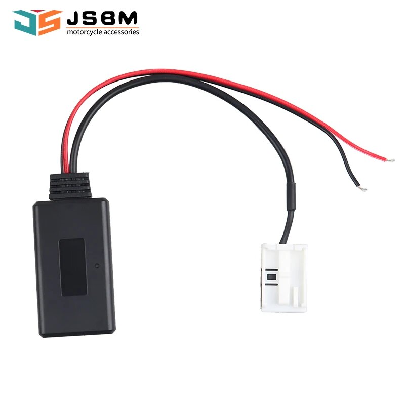 JSBM 12Pin для автомобильного кабеля AUX-in, аудиоадаптер для BMW E60 E61 E62 E63 E64 E65 E66, модуль Bluetooth, беспроводной модуль для автомобильного музыкального кабеля, аудио Bluetooth Module