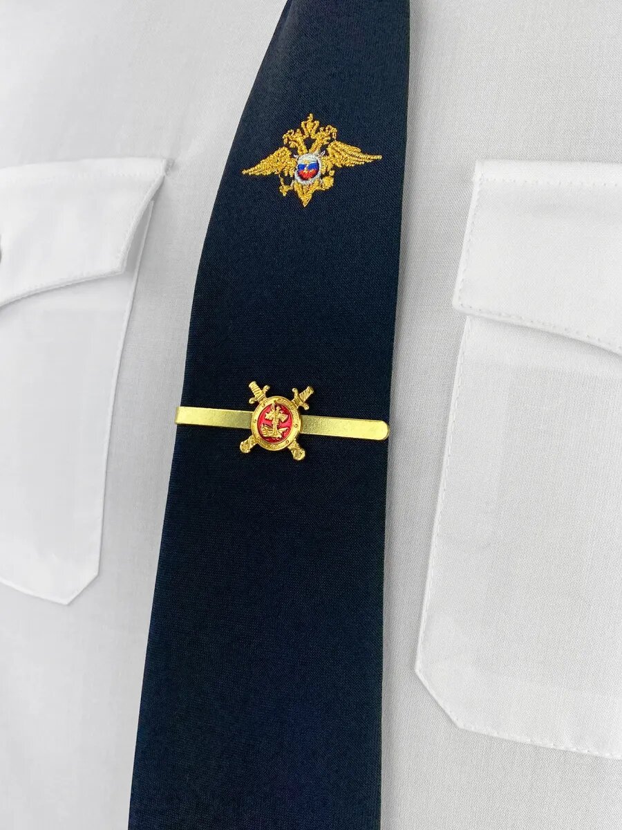 Зажим для галстука Арсенал, золотистый — фото 1
