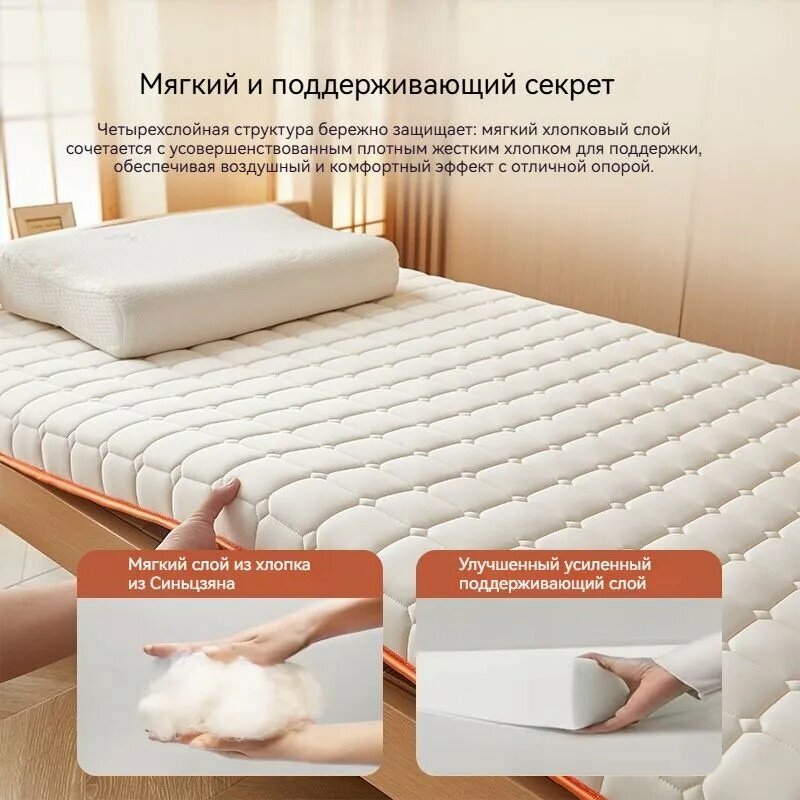 IKEA Матрас, Беспружинный, 80х190 см