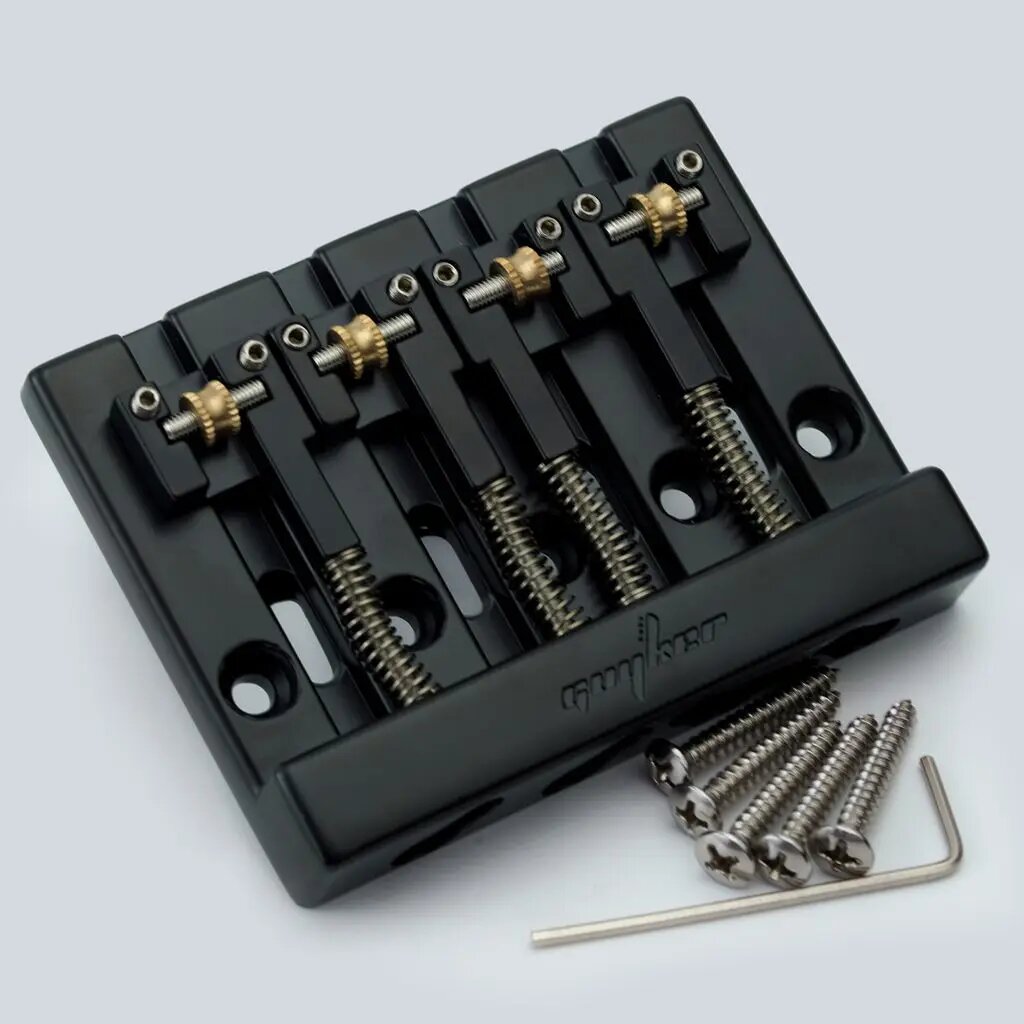 GUYKER Бас-бридж латунный 4-5 струн 4 String BK