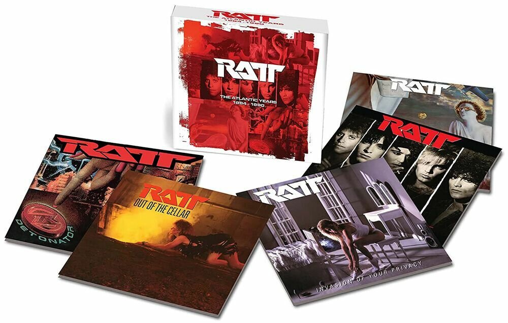 Фирменное издание Ratt - The Atlantic years 1984-1991 5-CD BOX