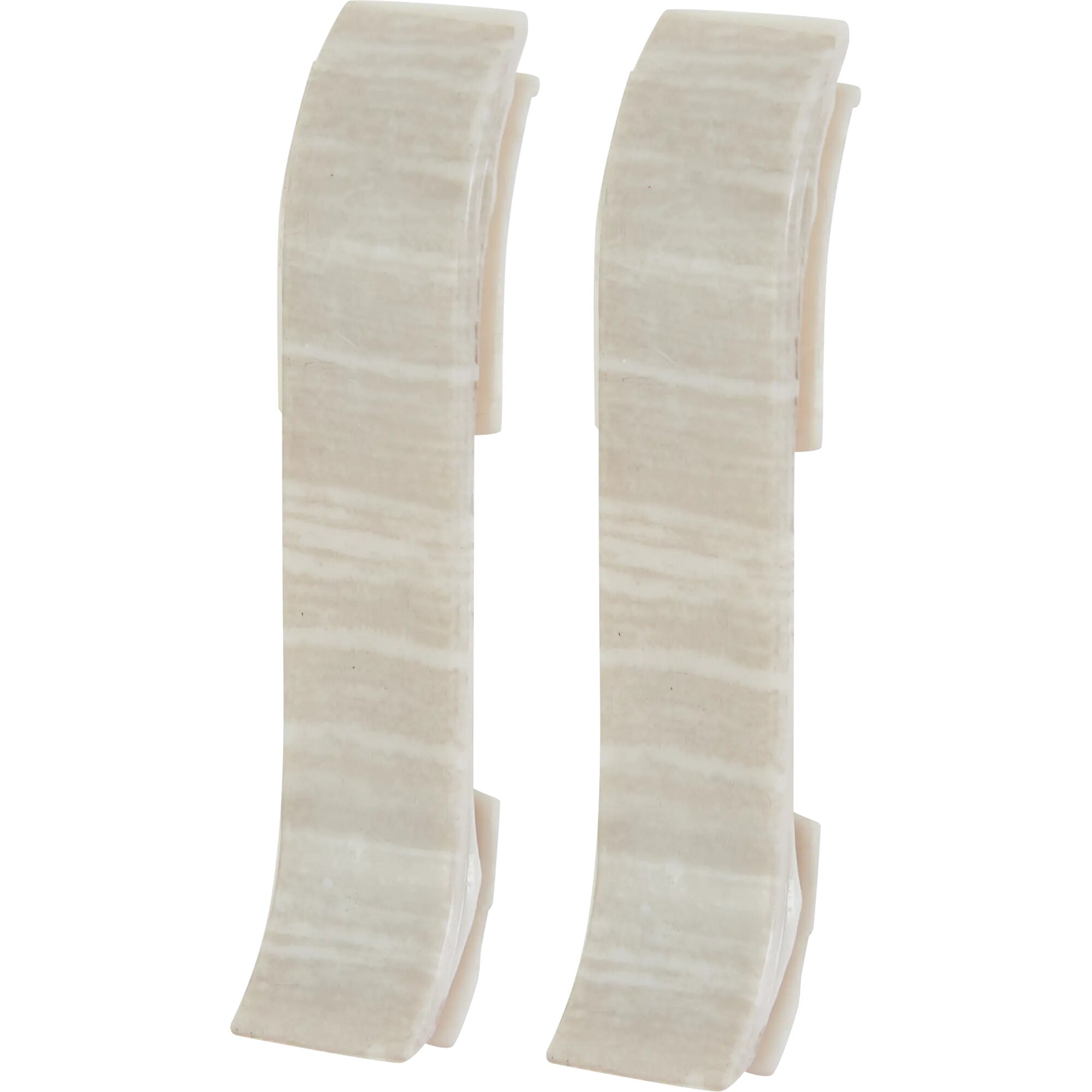 Дуб Морской Соединитель для плинтуса, высота 62 мм, набор 2 шт, крепление между элементами