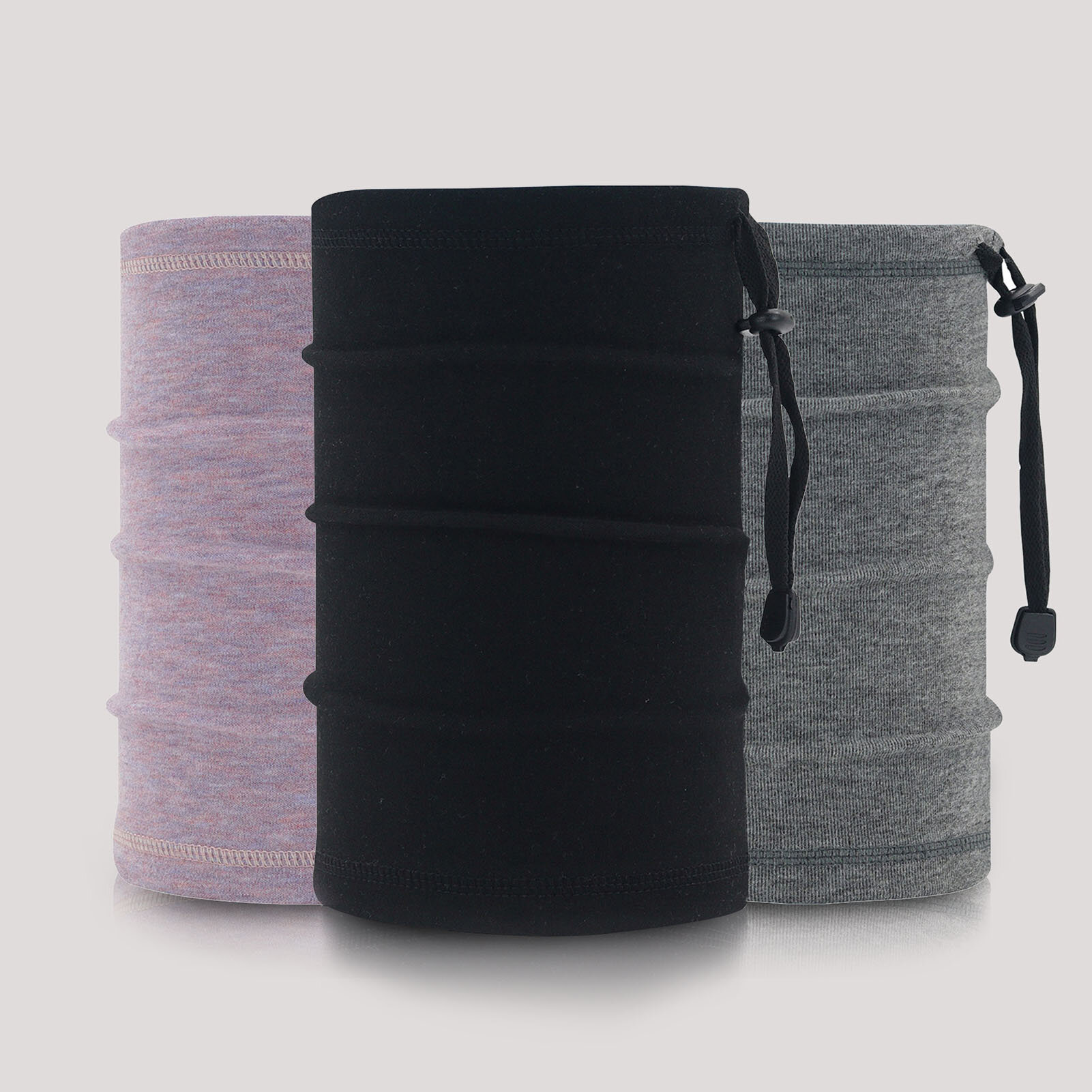 Шарф-гейтер регулируемый тепловой для лица и шеи, балаклава, капюшон, подогреватель шеи для лыжных видов спорта, мотоцикла, активного отдыха на открытом воздухе, размер: универсальный, цвет: черный / темно-серый / фиолетовый, пол: унисекс, возраст: