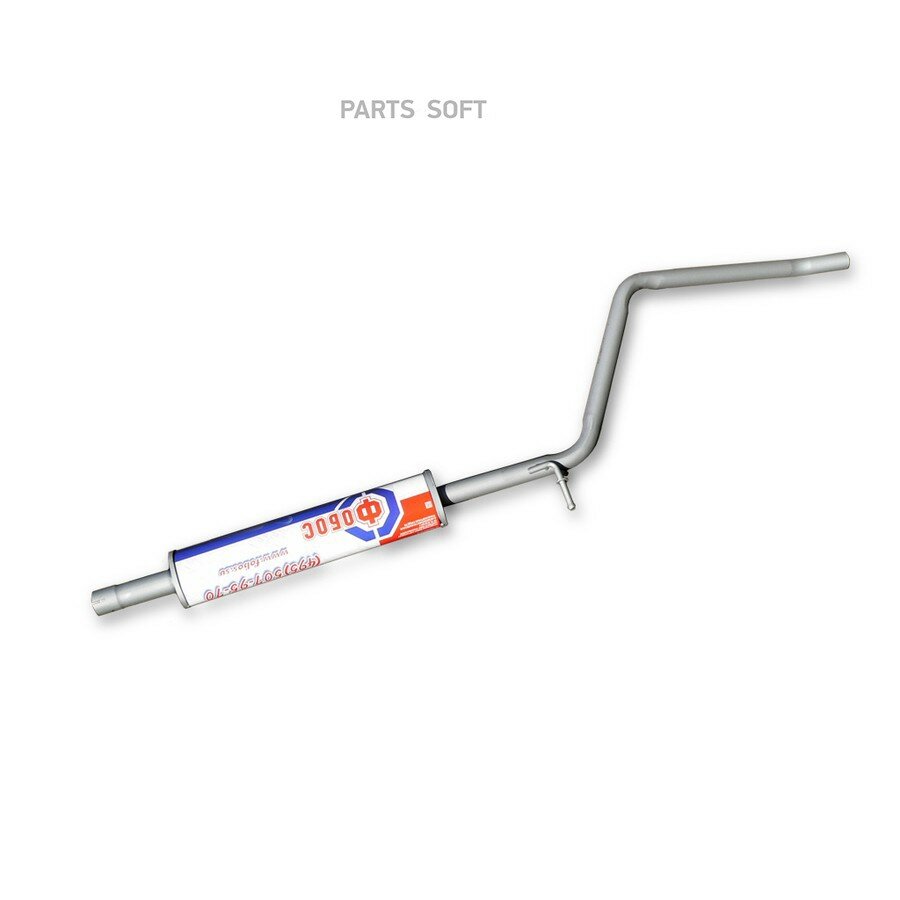 Резонатор Nissan Almera c 2012г G15 средняя часть 20010-00Q1A фобос от официального дистрибьютора, FOBOS, артикул 22729