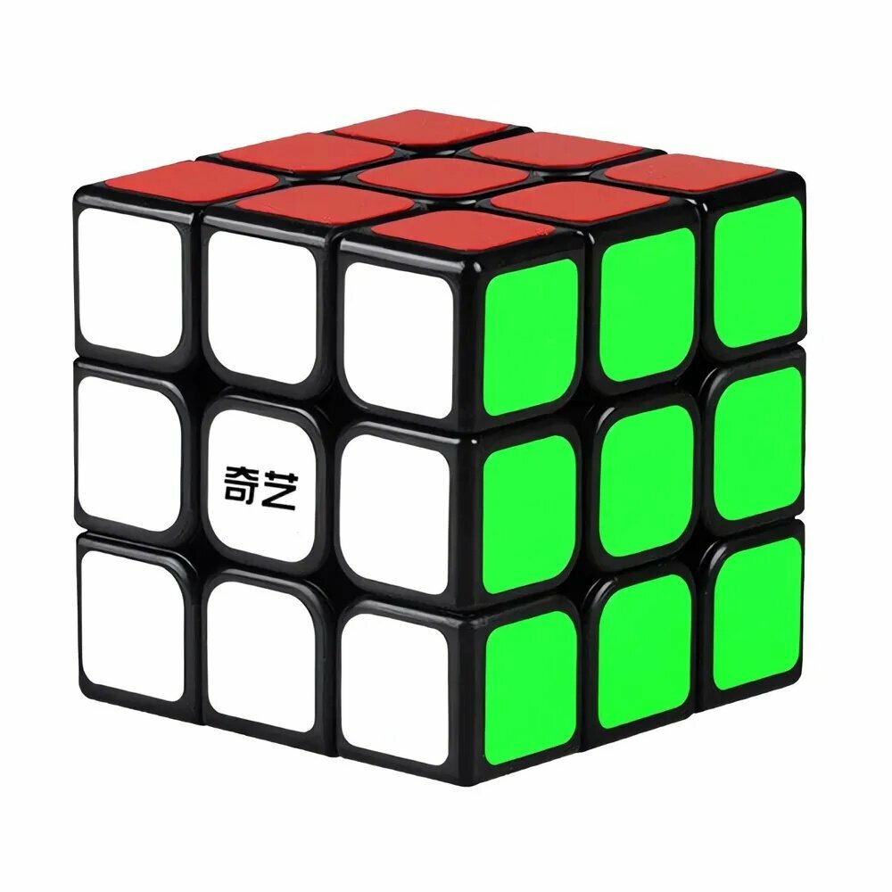 Скоростной Кубик Рубика 3х3 для спидкубинга, подарок ребенку, головоломка QiYi MoFangGe Warrior S Black