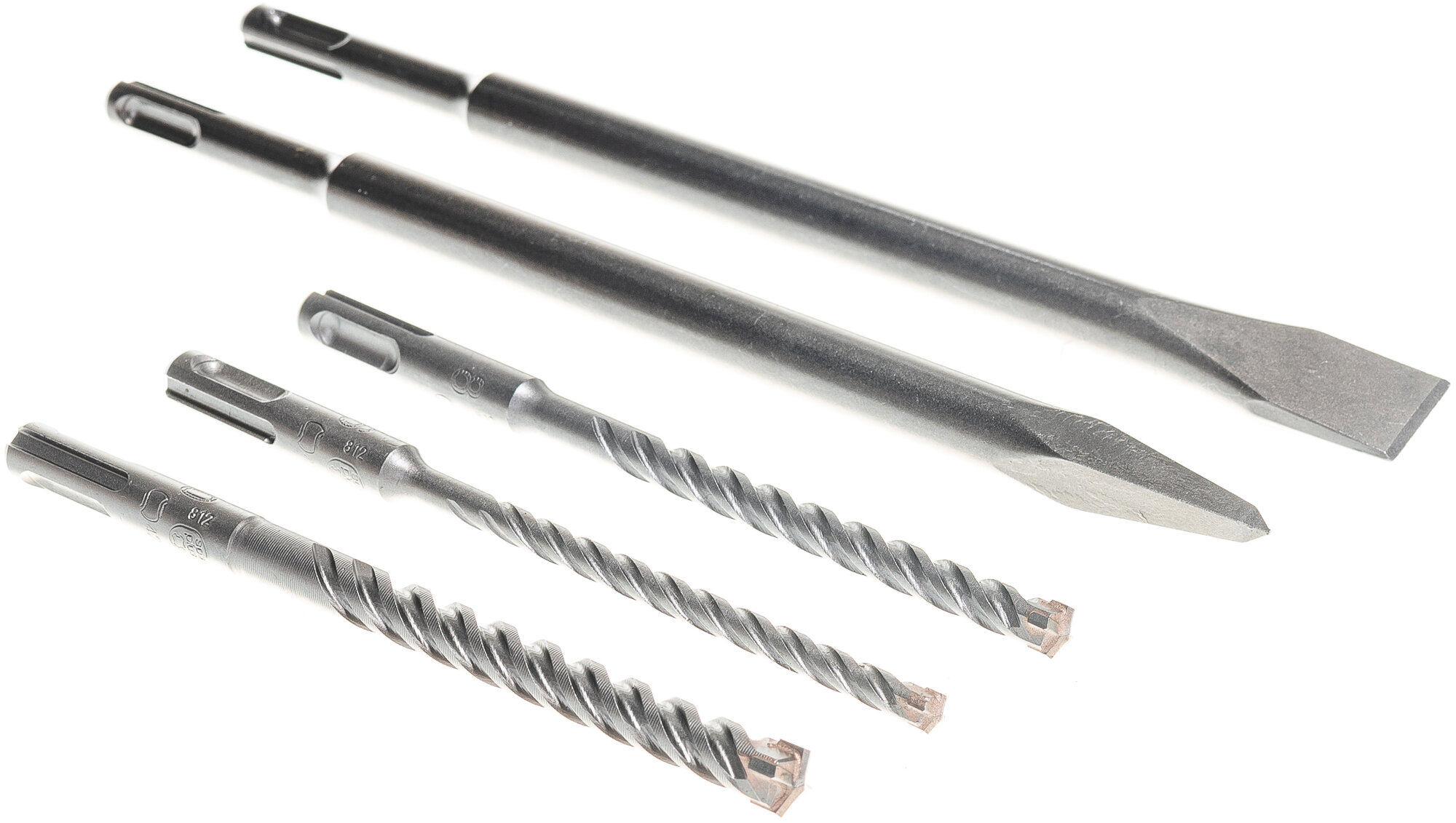 Bosch Набор буров Plus-5X + Зубила SDS Plus Standard 2607017515