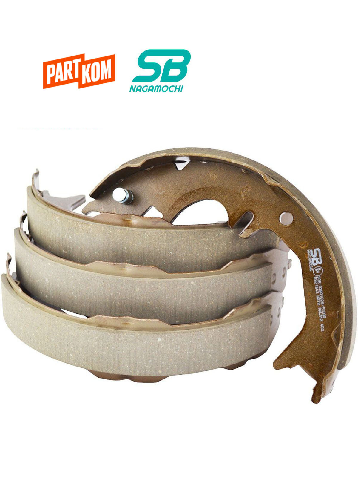 Тормозные колодки ручного тормоза SB NAGAMOCHI BS21642 для а/м Toyota Toyota Land Cruiser Prado 70, 120, 150, FJ Cruiser, Lexus GX,