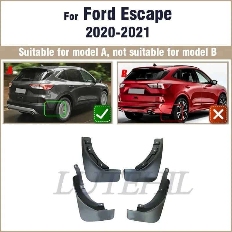 Крыло автомобильное, арт. Ford Escape mk4 Kuga mk3 2020 2021 Брызговики передние и задние крылья автомобильные аксессуары