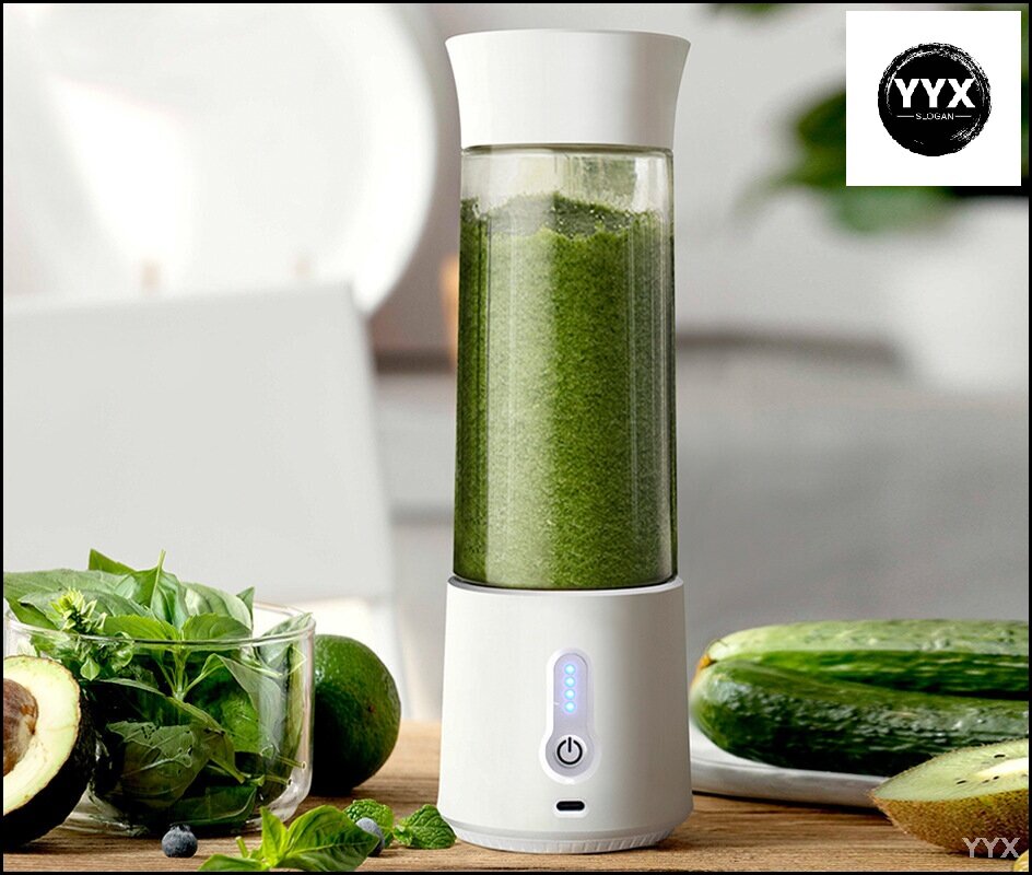 Мини-кухонный блендер Mini juicer, 150Вт, беспроводной, белый
