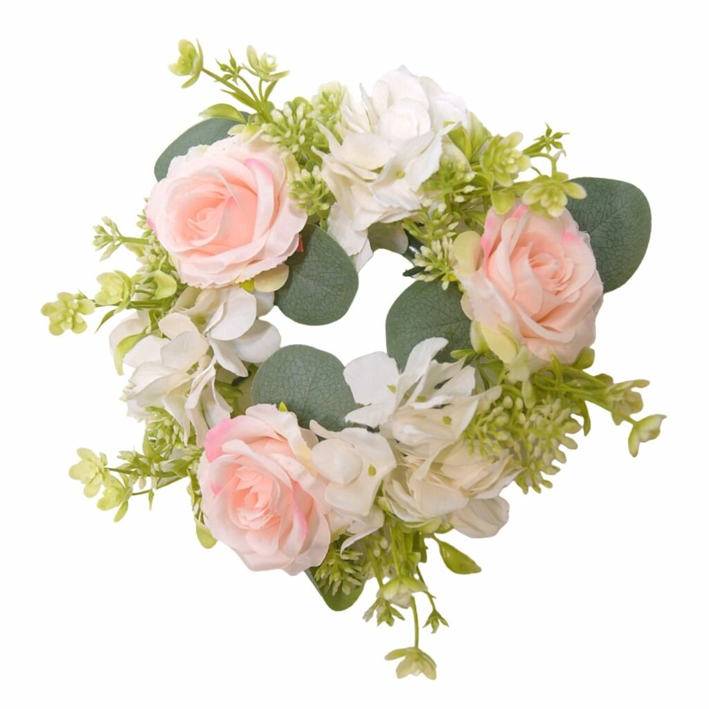 Имитация Гортензии, Гирлянда Из Роз В Подсвечнике-Шампанское