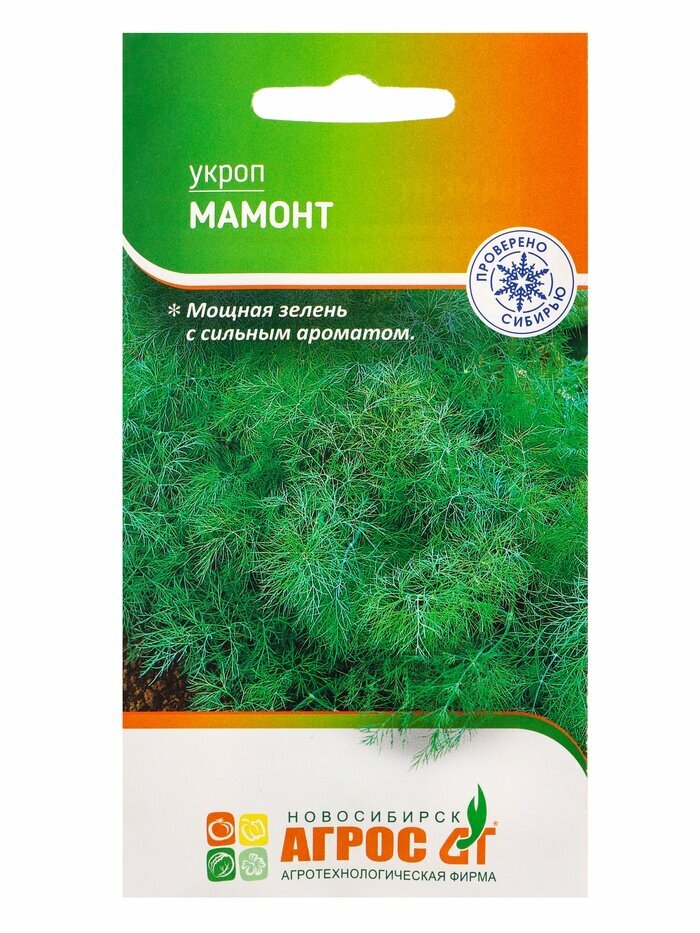 Семена Укроп «Мамонт» 2 г