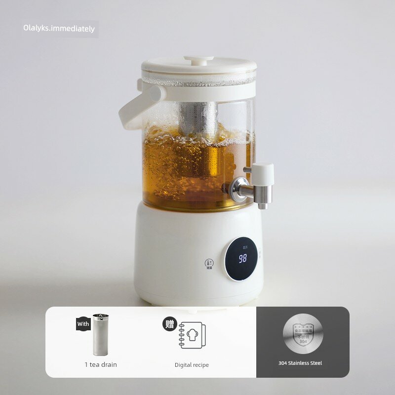 Керамический белый чайник olayks стеклянный с фильтром Multifunctional Electric Kettle Constant Temperature