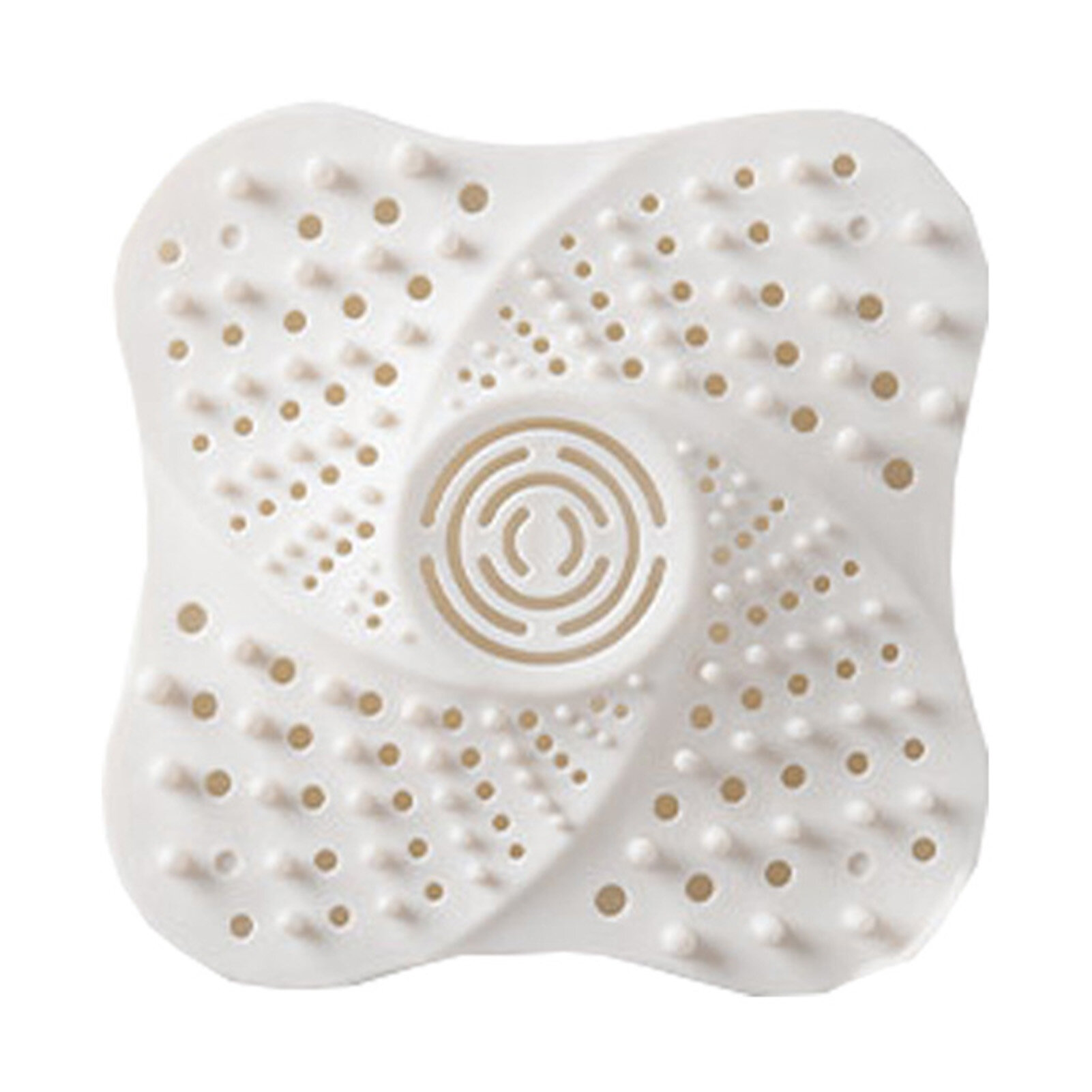 Силиконовый фильтр-уловитель для душевого слива, предотвращающий засорение, многоразового использования, для ванной и кухни, белый.