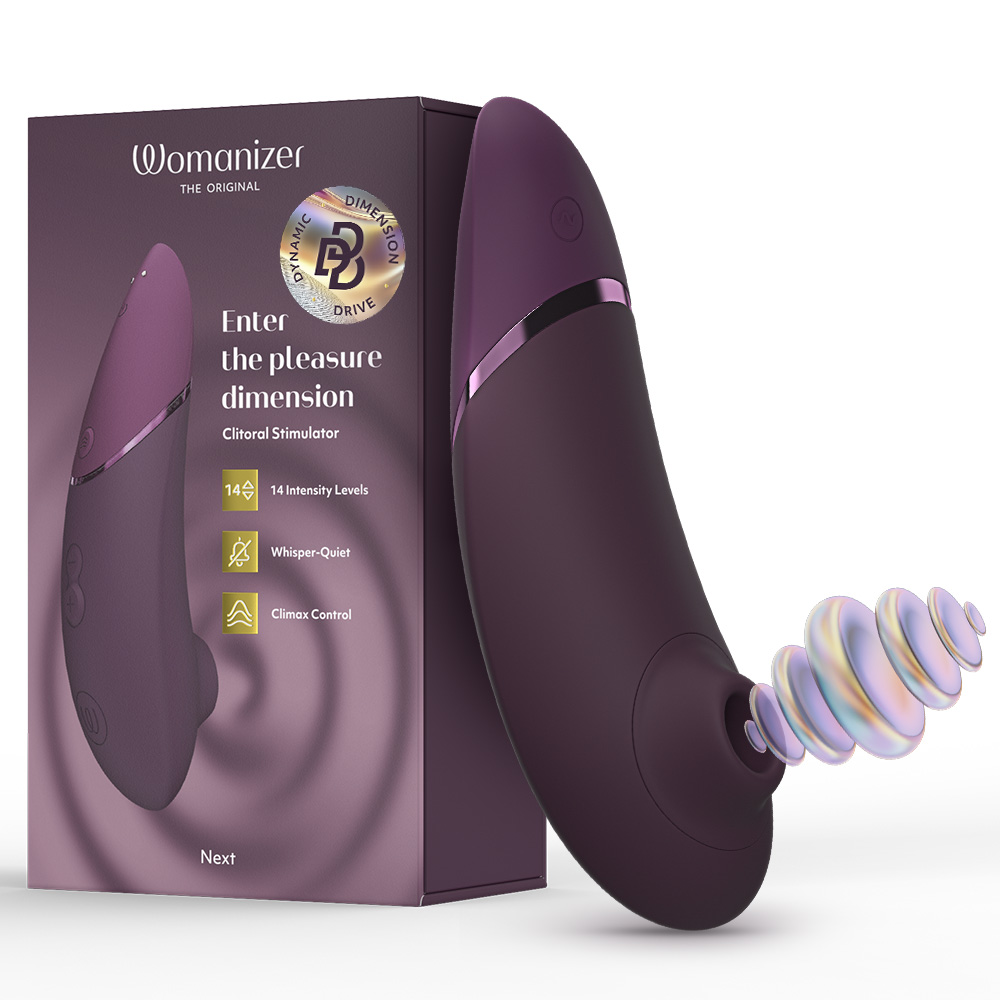Womanizer Next – бесконтактный стимулятор клитора для женщин, бордовый