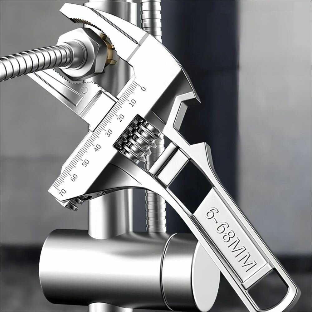 Многофункциональный ключ для ванной комнаты, смесители для унитаза, ремонтный ключ, размер 6-68 мм, большой