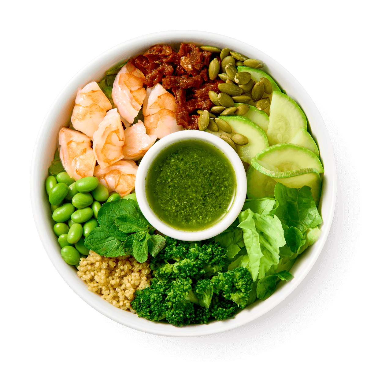 Боул "Из Лавки" с креветками и киноа, пластиковый контейнер, 230 г