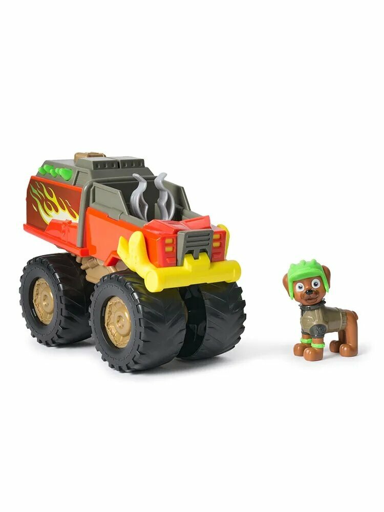 Детская машинка-трансформер Paw Patrol Rescue Wheels Boomer Monster Truck с персонажами мультика Щенячий патруль, развивающая игрушка для мальчиков от 3 лет