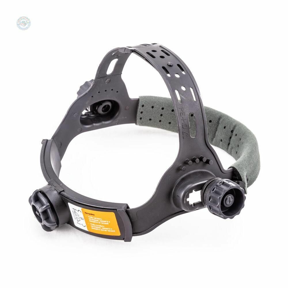 Оголовье для сварочной маски корунд, универсальное крепление с регулировкой высоты и угла наклона, потоотводящая накладка, комплект крепёжных деталей