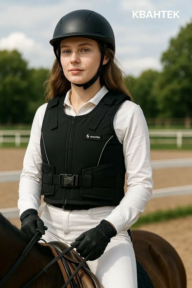 Подходит для высоты 1,8 м Защитный жилет для верховой езды и конного спортаПодходит