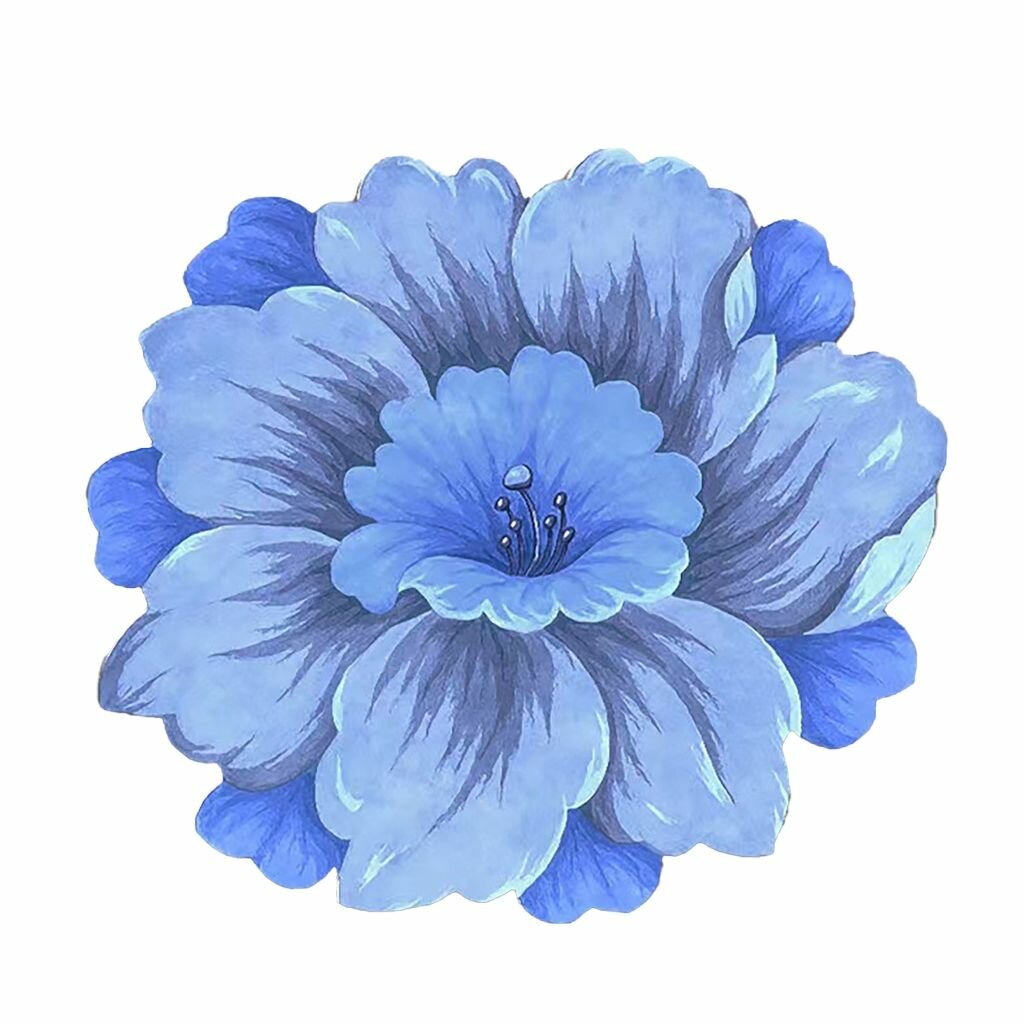 Цветочный ковер особой формы-flower 03