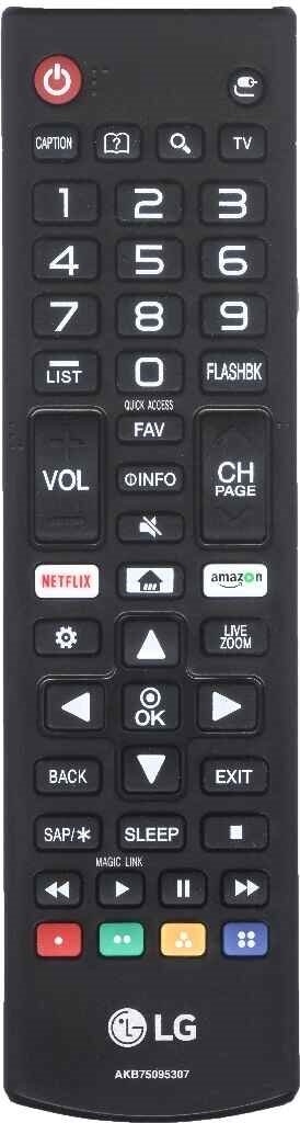 LG AKB75095307 LCD LED TV NETFIX / AMAZON ориг, Пульт ДУ