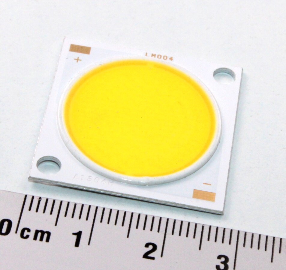 COB-50W 5000Lm, 4500k, 1500mA, 30-34V Cree CXA2830N-DW, Светодиод мощный, Экран D-20мм, матрица 28х28мм, 50W, 30-34 воль