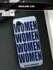 Силиконовый чехол на Realme C30 / Реалми C30 с принтом Woman blue