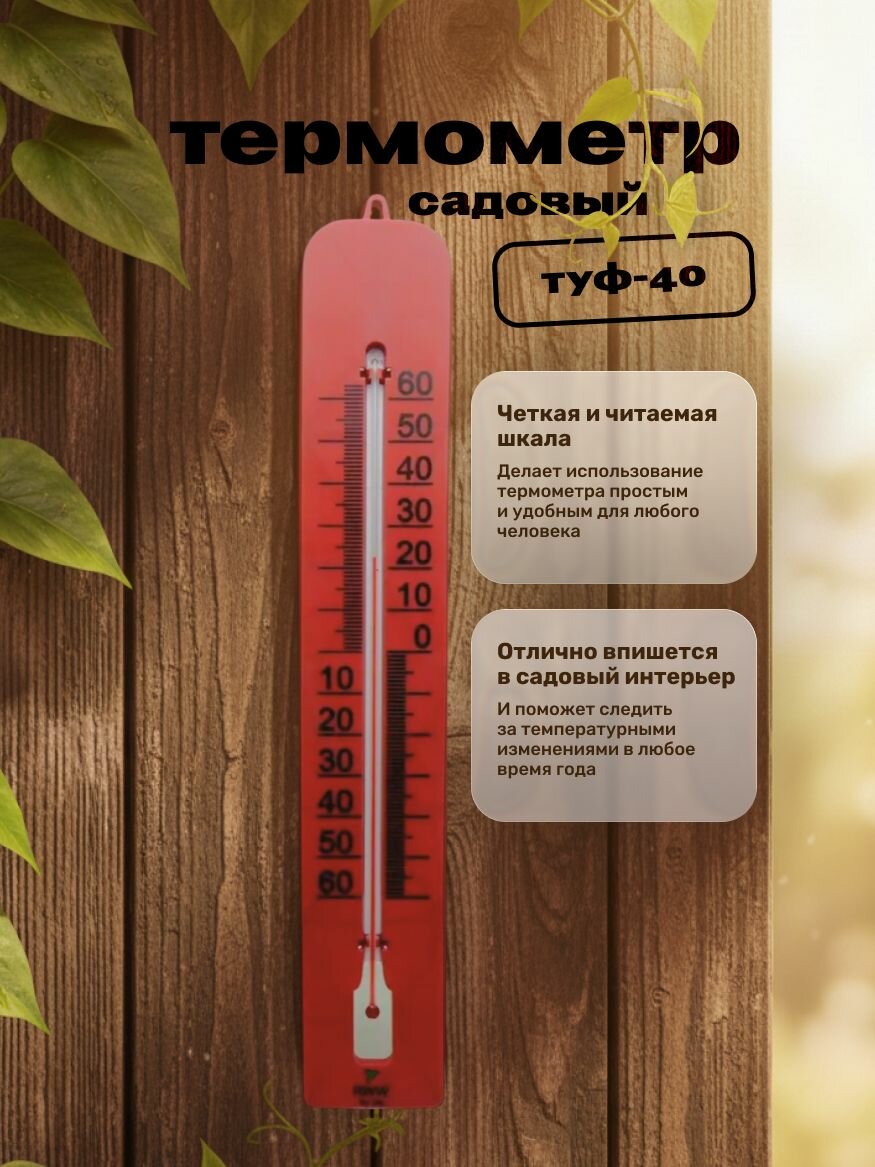 Термометр RWW for Life ТУФ-40, уличный, настенный, безртутный