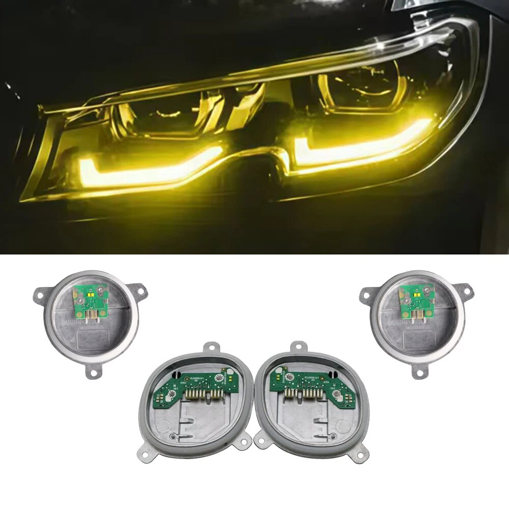 Светодиодные ДХО Yellow Module BMW G20 G21 2019-2022