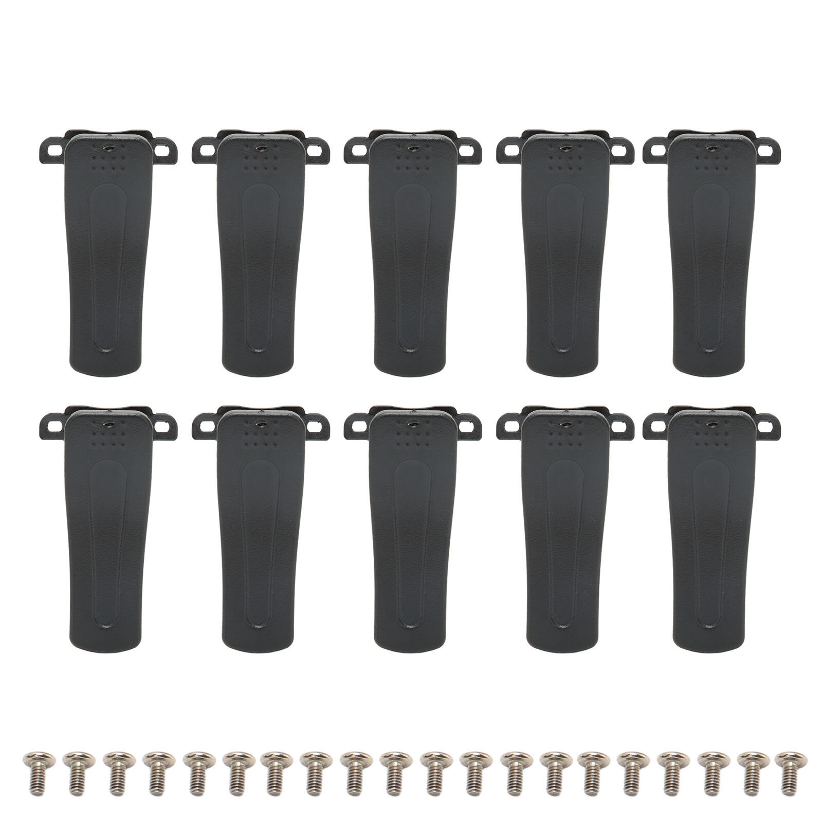 10pcs Radio Belt Clip Replacement Plastic 2 Way Walkie Talkie for Baofeng BF 666S 777S 888S T 200S
