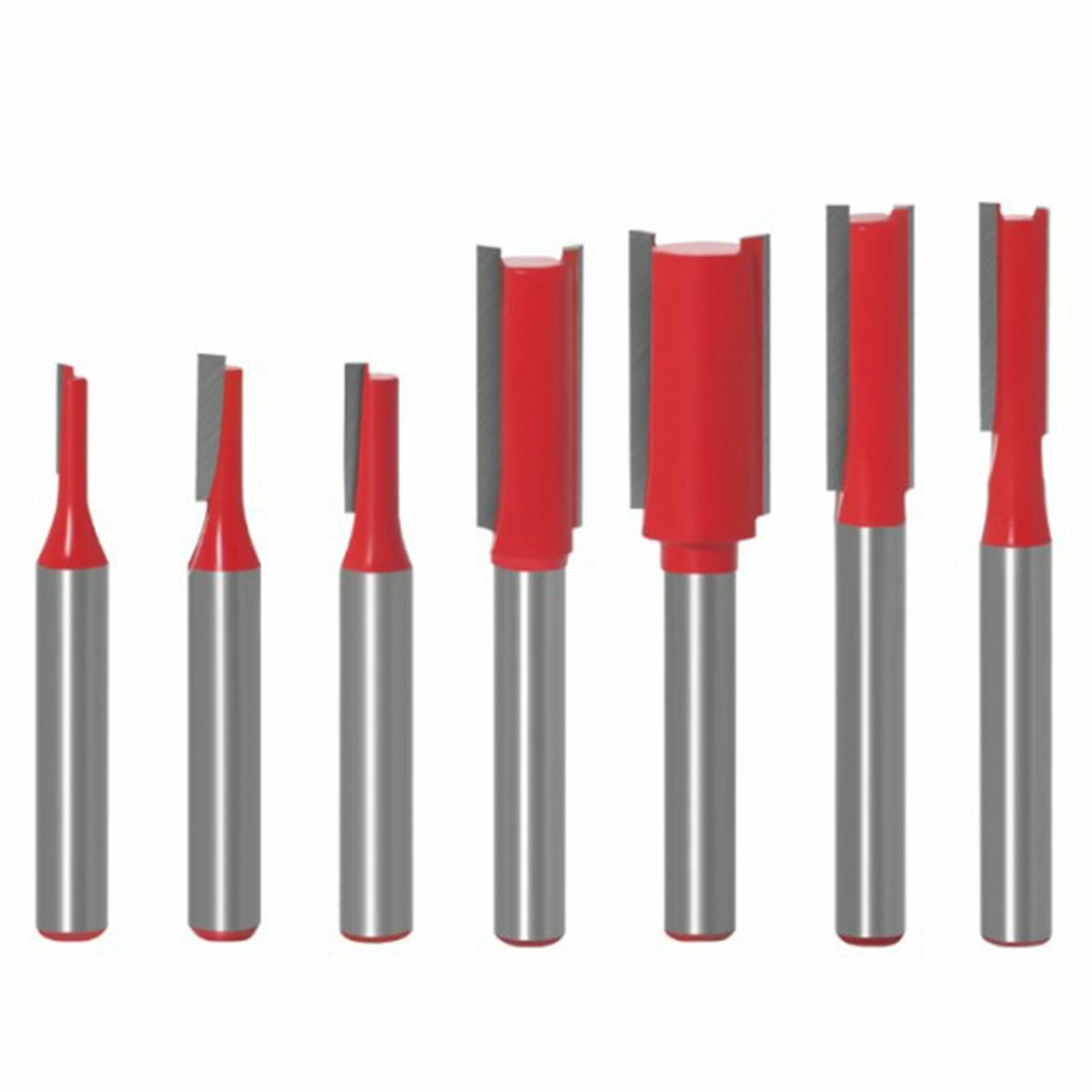 Набор из 7 шт, набор фрез с хвостовиком 1/4, сплав углеродистой стали, высокопрочная твердость, инструмент для деревообработки