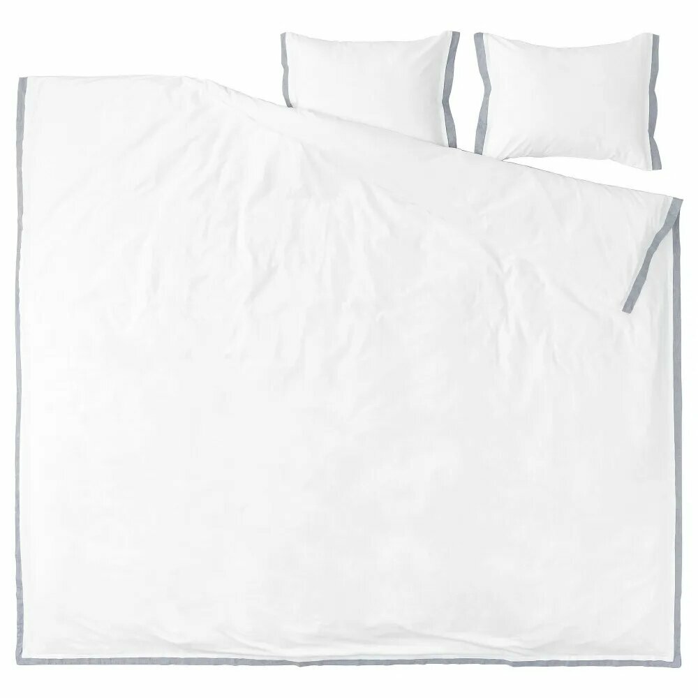 IKEA Комплект постельного белья, Двуспальный, наволочки 50x60