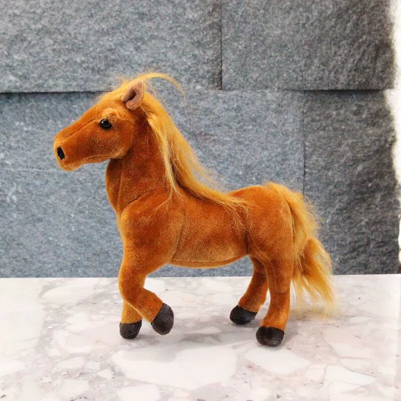 Игрушечная лошадка-симулятор для сна и объятий, детская плюшевая лошадка, кукла-пони, тканевая кукла, подарок на день