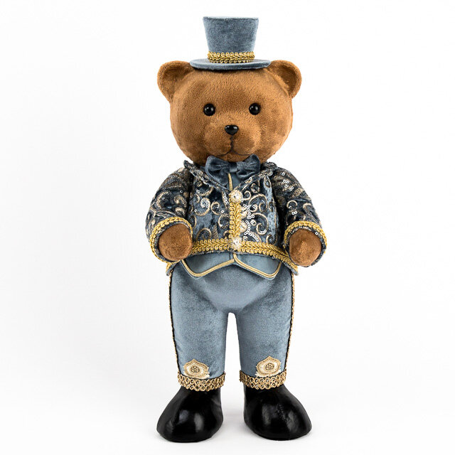 Декоративная фигура Денди-Медведь: Бал в Дербишире 46 см, Winter Deco, 1135267