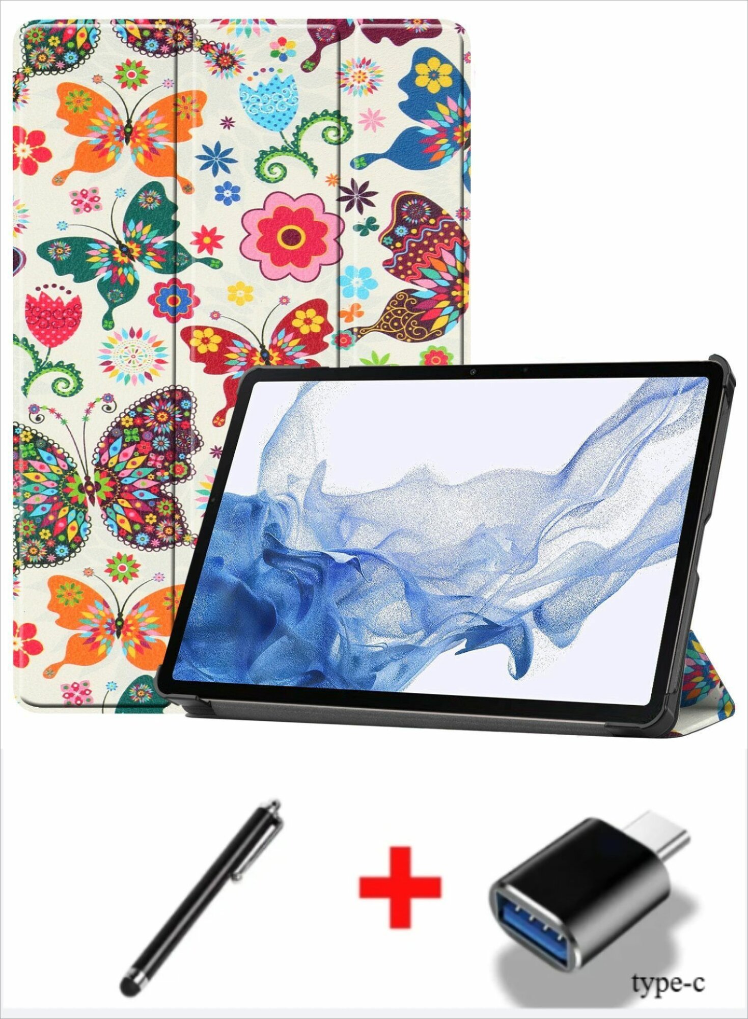 Чехол для Samsung Galaxy Tab S7( T870 / T875), Tab S8 11' ( X700 /X706 ) с магнитом, / Самсунг Галакси Таб C7, Самсунг Галакси Таб С8 (11')