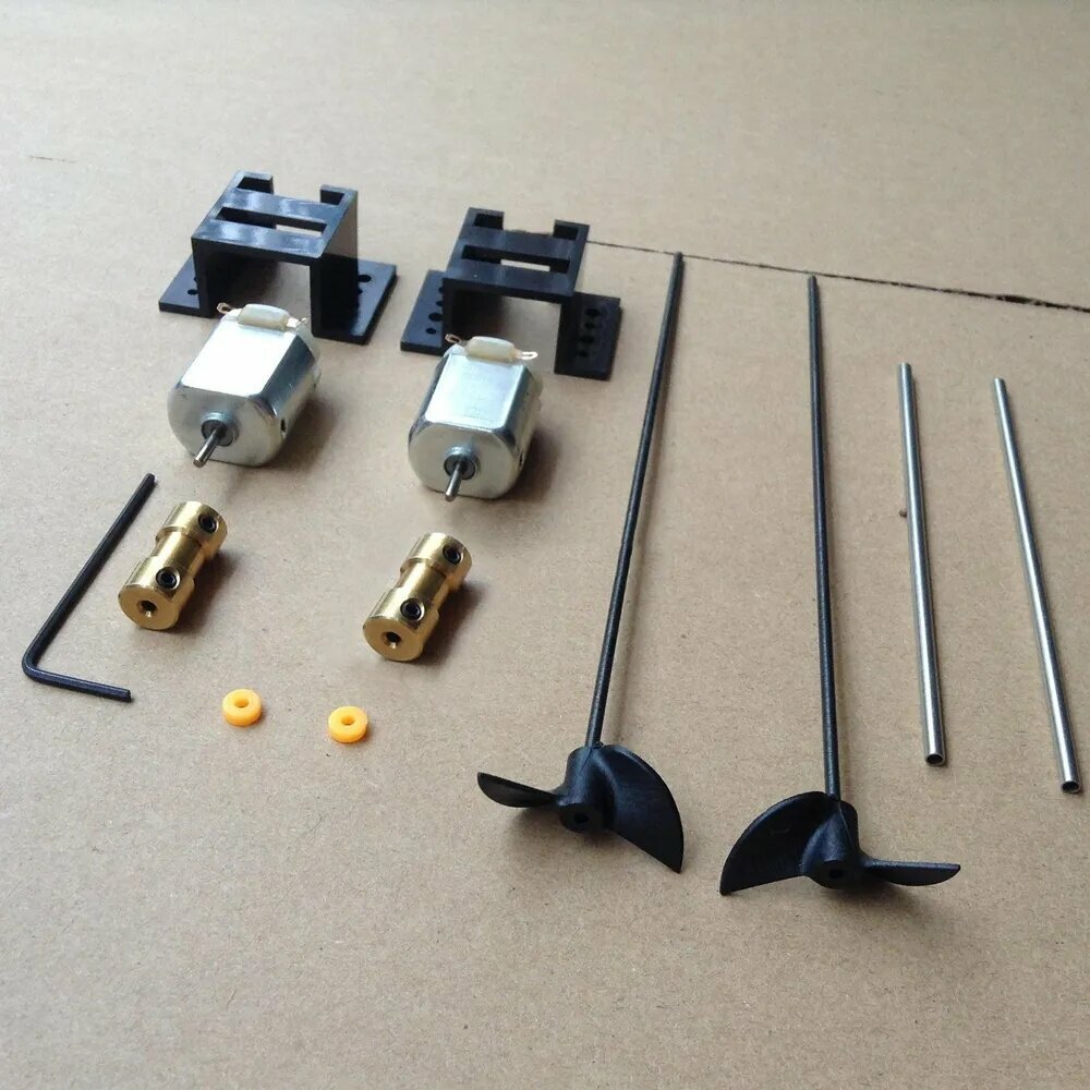 Mотором 130 (25mm) + пропеллер + 15CM Комплект приводного вала для RC лодки моделей DIY проект